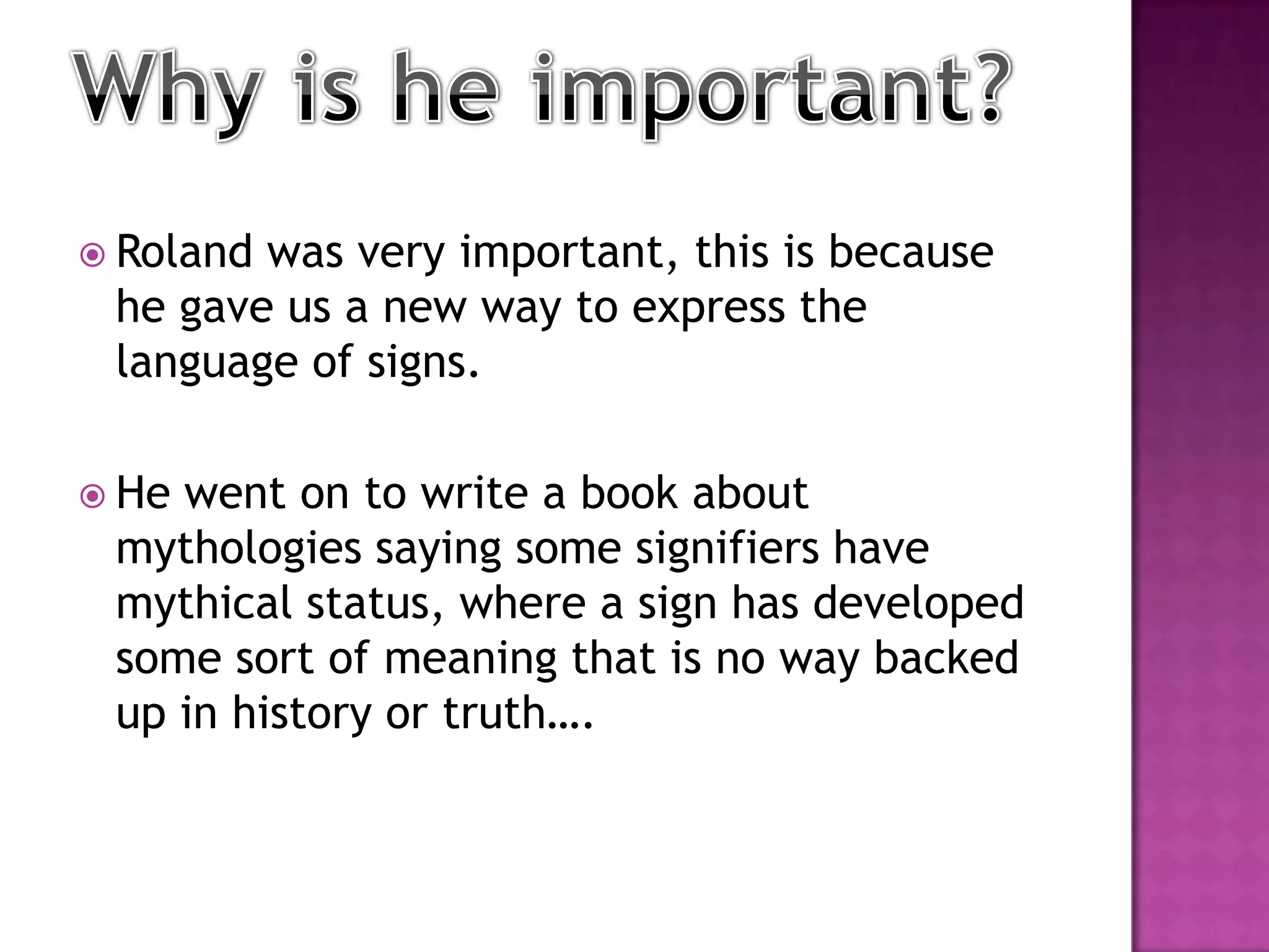 Roland barthes | PPTX