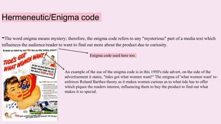 roland barthes semiotic theory- leyara.pptx | Video Production ...