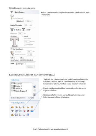 Roland EGX-350 kaiverruskone pikaopas | PDF