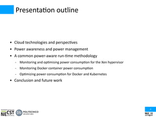Run-time power management in cloud and containerized environments | PDF