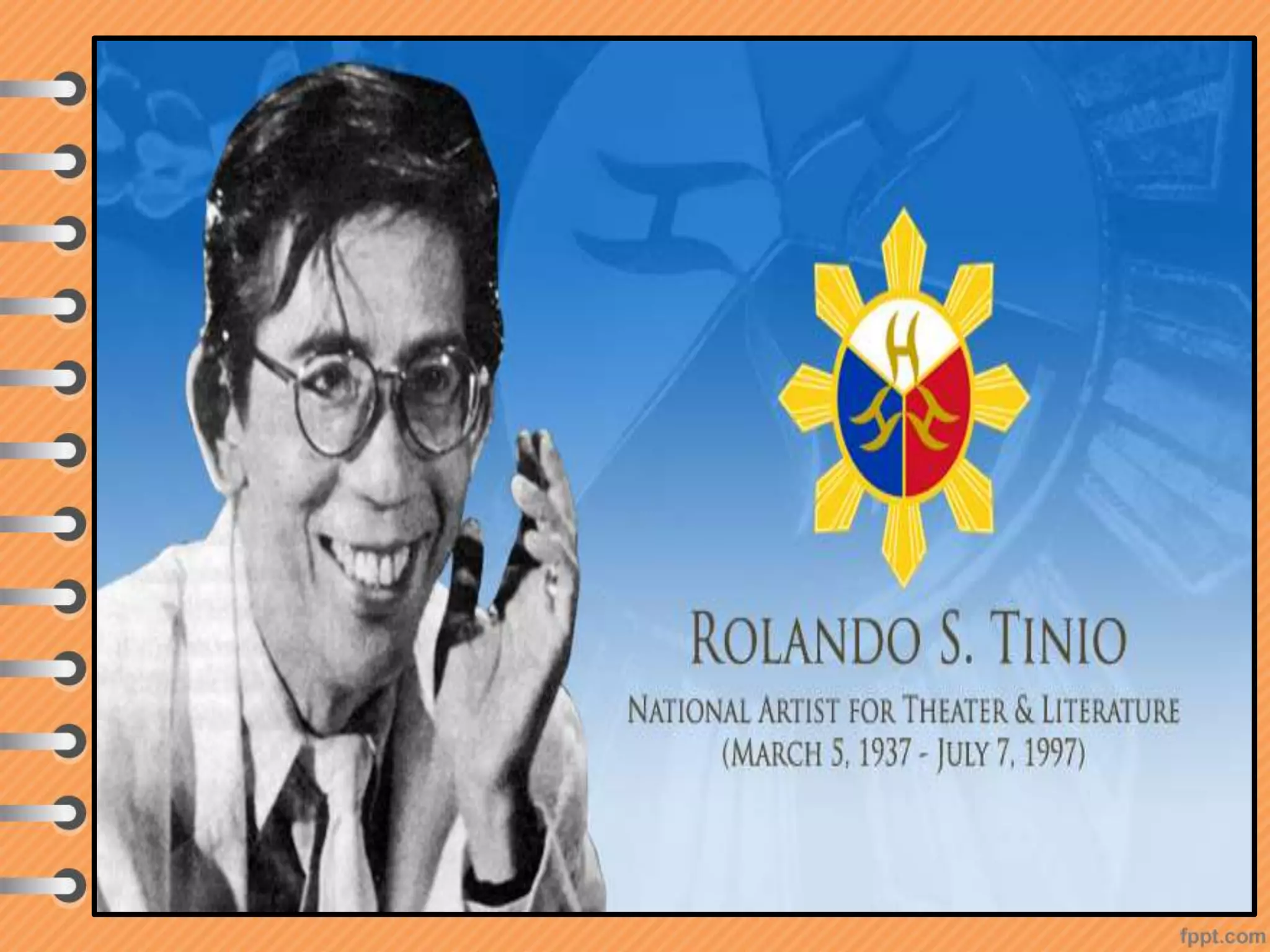 Rolando S. tinio's Life and works | PPTX