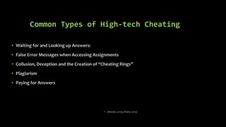 Rolando Valentin High Tech Cheating Final Presentation | PPT