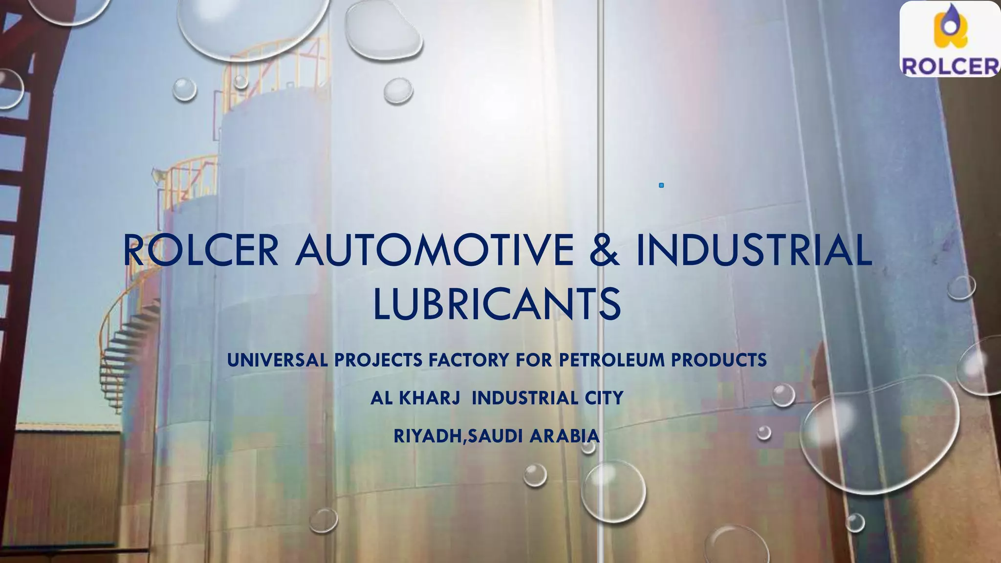 Rolcer Automotive & Industrial Lubricants ppt | PPT