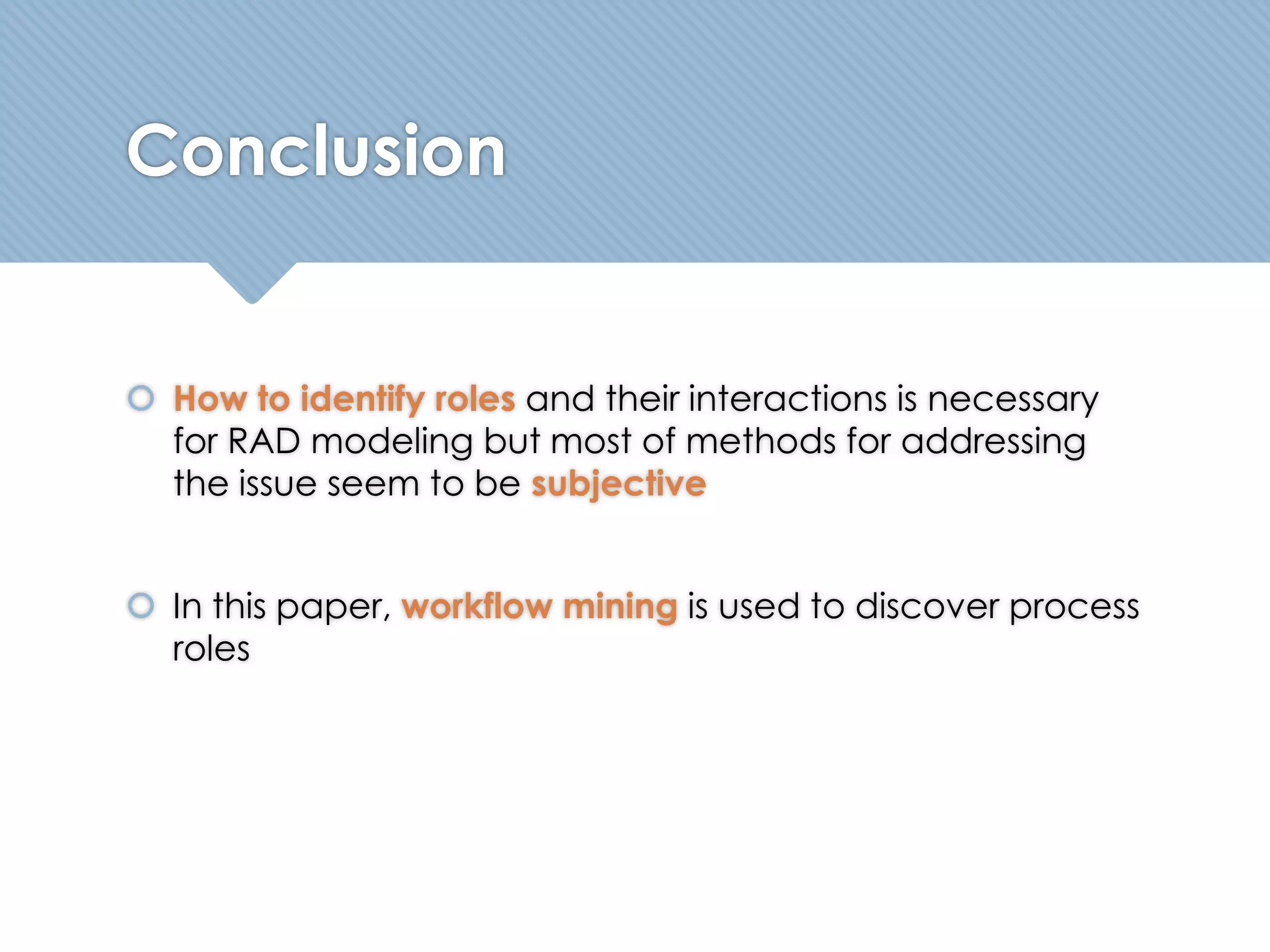 Role-Activity Diagrams Modeling Based on Workflow Mining | PDF