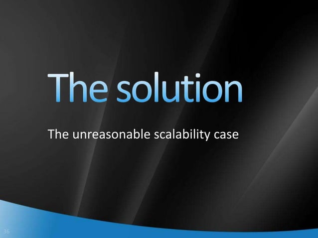 Designing Role-Based Database Systems to Achieve Unlimited Database Scalability | PPTX