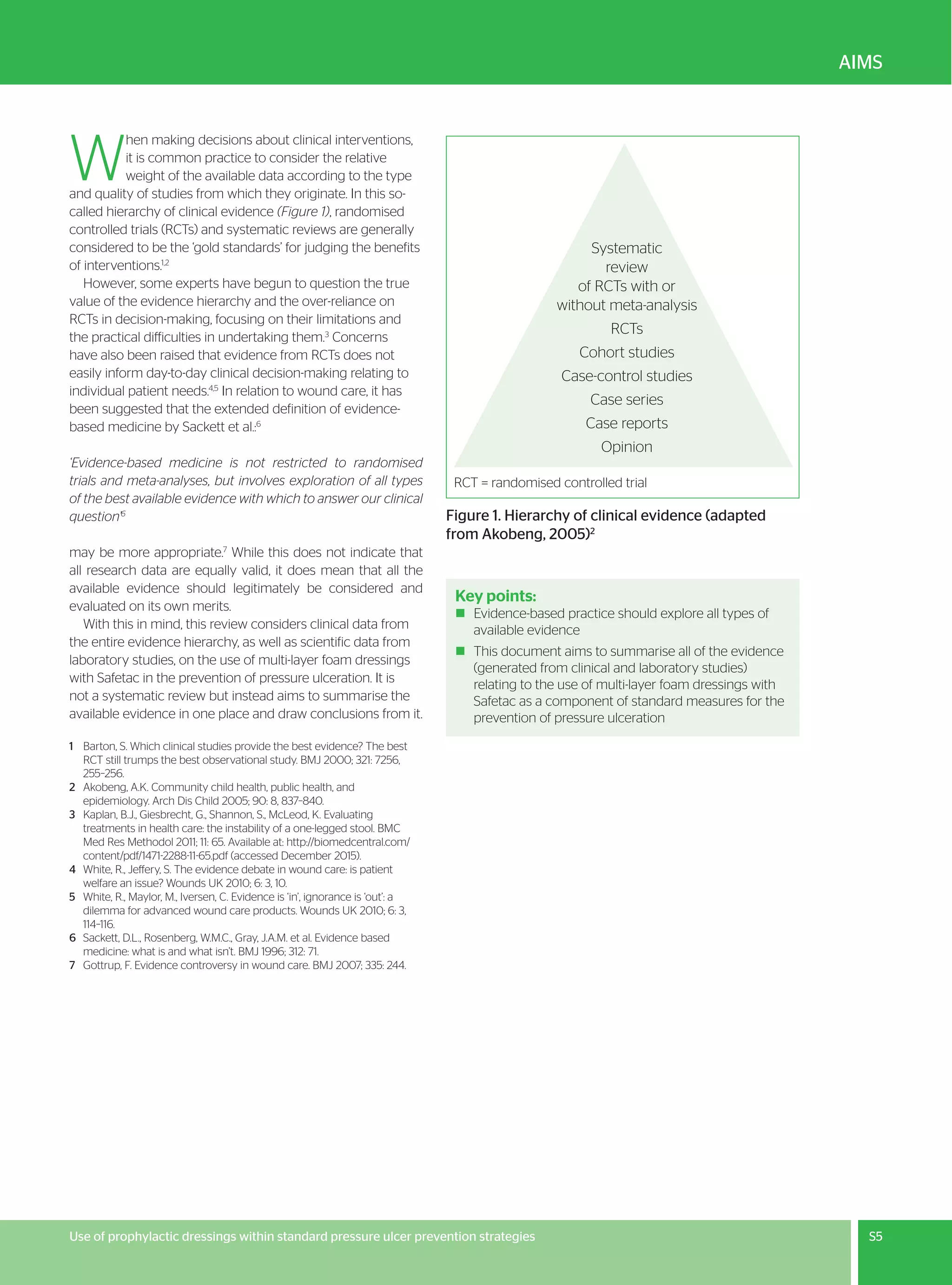 Role of multi-layer foam dressings with Safetac in the prevention of ...
