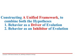 Role Of Behavior In Evolution 1 | PPT