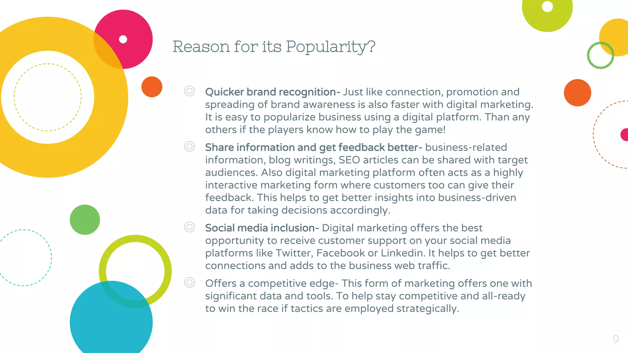 Role of Digital Marketing in Modern World of Business | PPTX