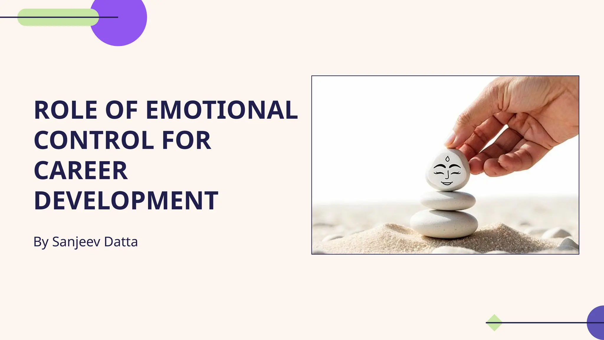 Role of Emotional Control for Career Development | PPT