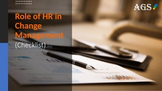 Role of HR in Change Management Training | PPTX
