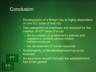 Role Of Ict In Smart City By Siddique Lutful Kabir, Noor | PPT ...
