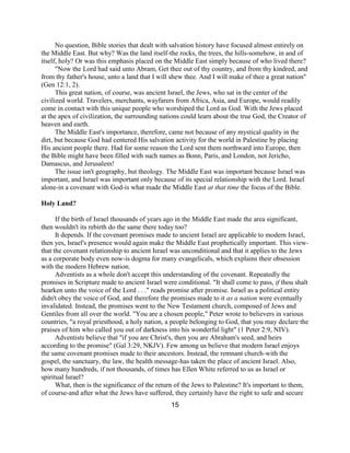 Role-of-Israel_0.pdf in the wilderness as people of God | PDF