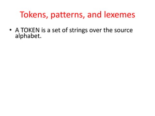 Role-of-lexical-analysis | PPTX