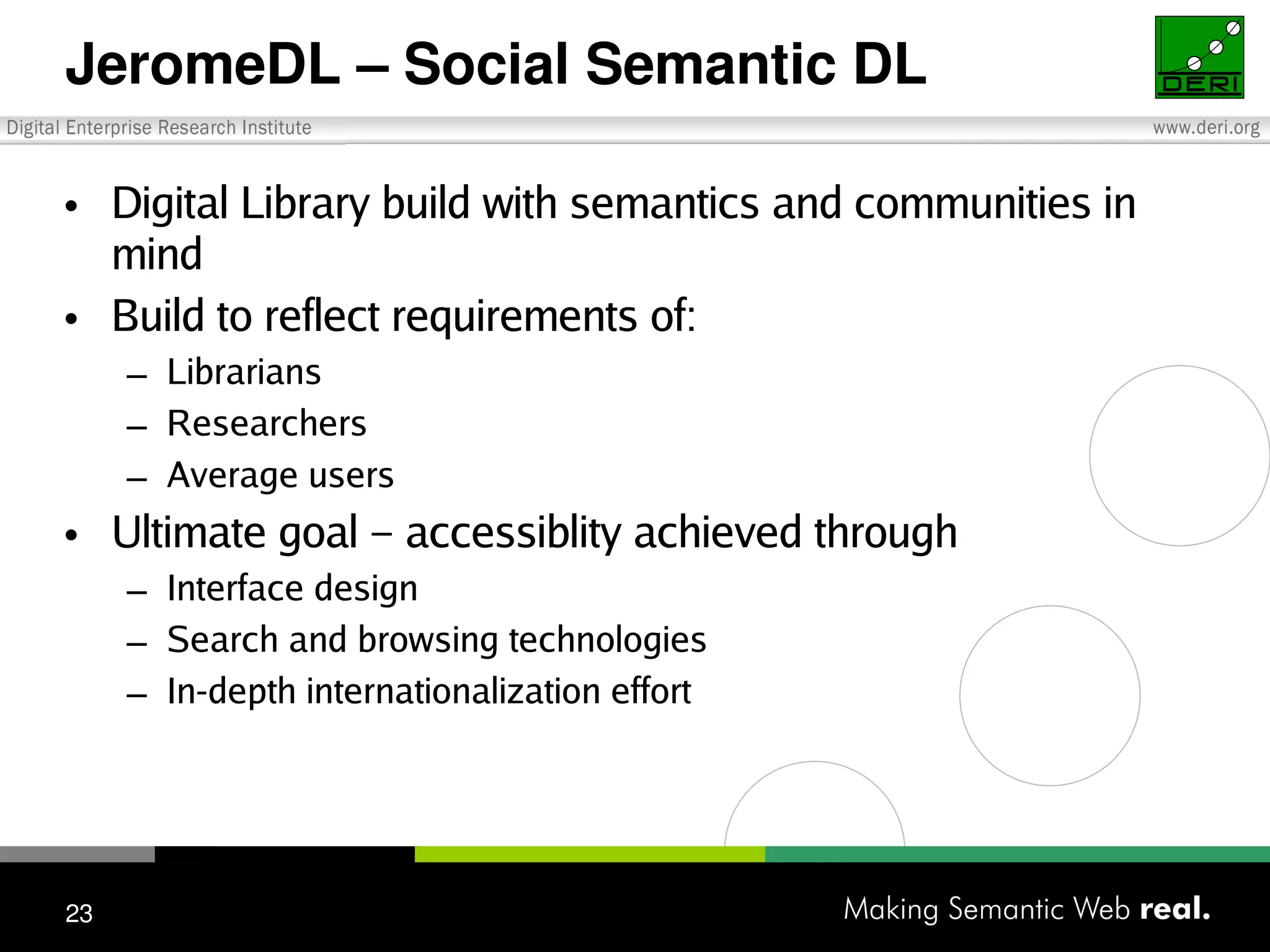 Role of Ontologies in Semantic Digital Libraries | PPT