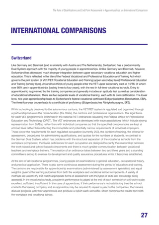 Role of qualifications and end point assessment in apprenticeships | PDF