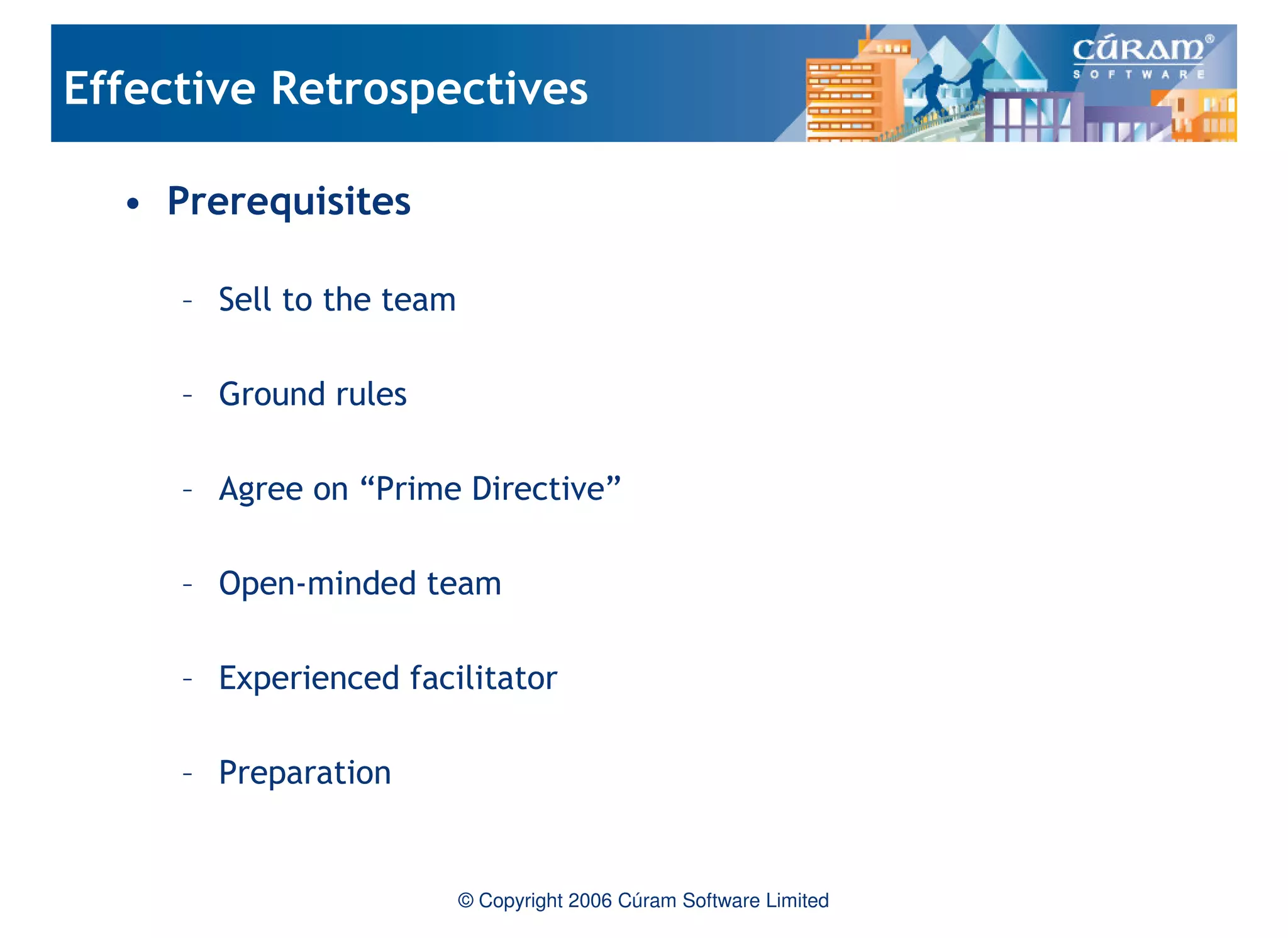 Role of Retrospectives in Success of Agile Project | PPT