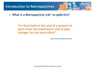 Role of Retrospectives in Success of Agile Project | PDF | Computer ...