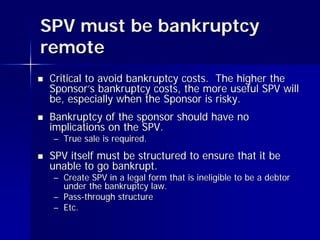 Role of special purpose vehicles is ABS market | PPT | Free Download