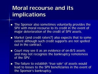 Role of special purpose vehicles is ABS market | PPT | Free Download