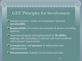 Role of Stakeholder Engagement in Integrated Water Management (A GEF ...