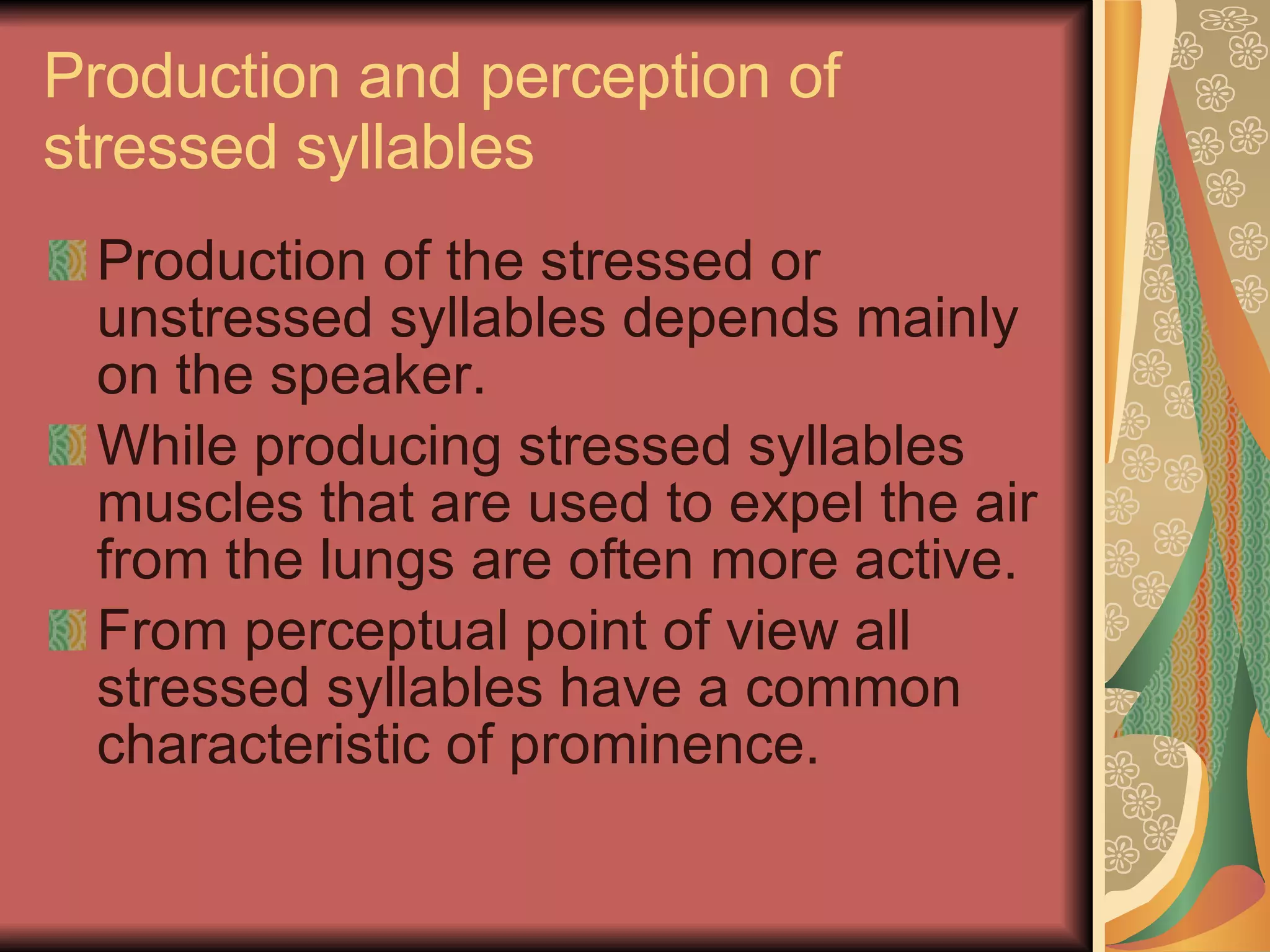 Role Of Stress | PPT