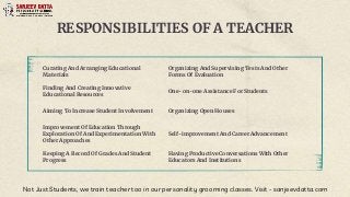 Role of Teacher in Education | PPTX