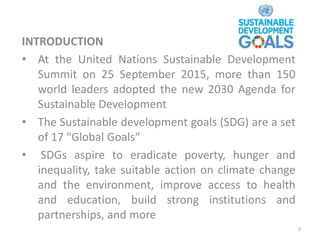 Role of-wto-in-promoting-un-sustainable-development-goals | PPT