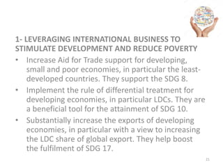 Role of-wto-in-promoting-un-sustainable-development-goals | PPT