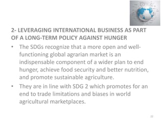 Role of-wto-in-promoting-un-sustainable-development-goals | PPT