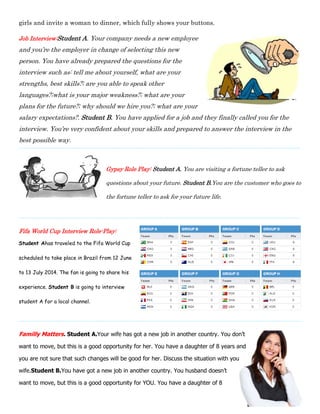 Games on Role play | PDF