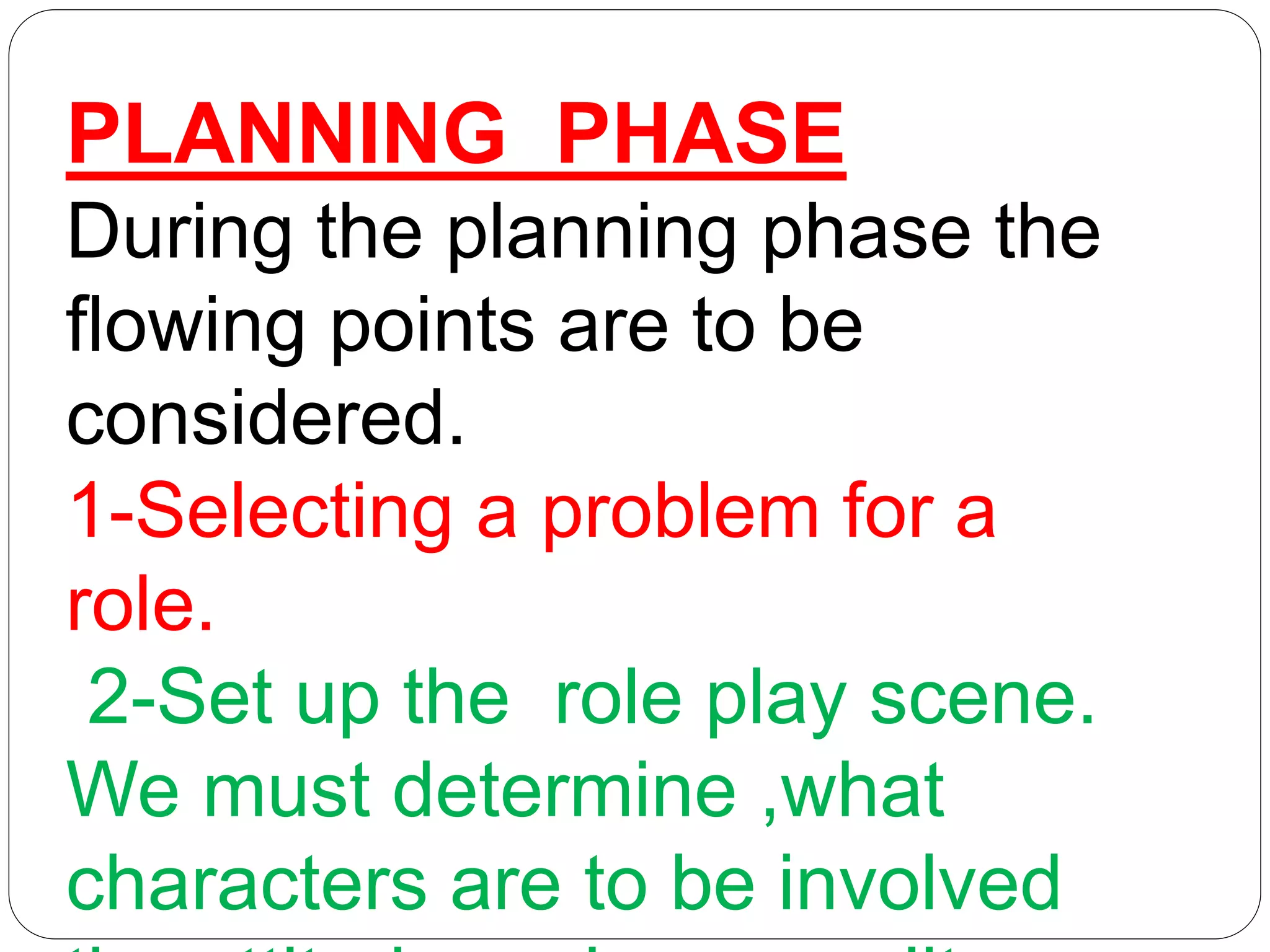 Role play and simulations | PPTX