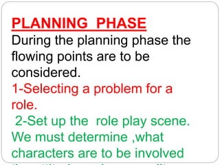 Role play and simulations | PPTX