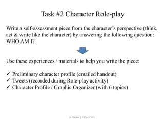 Role-play task presentation | PPT