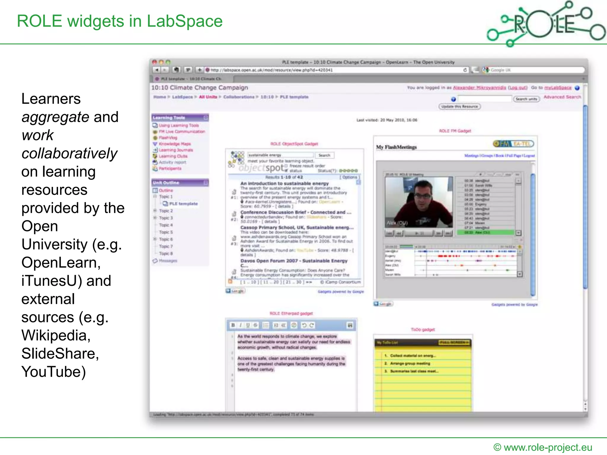 ROLE – Responsive Open Learning Environments | PPTX