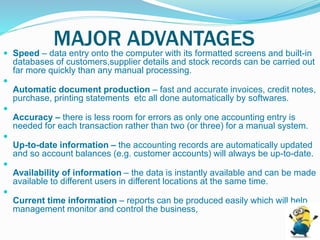 Role and advantage of computerized account system | PPTX