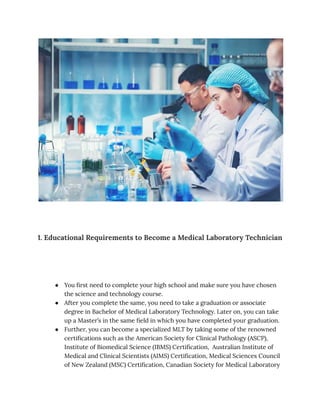 Role and Career Insights of a Medical Laboratory Technician.pdf ...