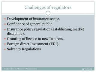 Role And Challenges In Insurance | PPSX