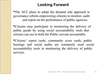 Role and fuctions of acc bangladesh 4 sept,2014 | PPT