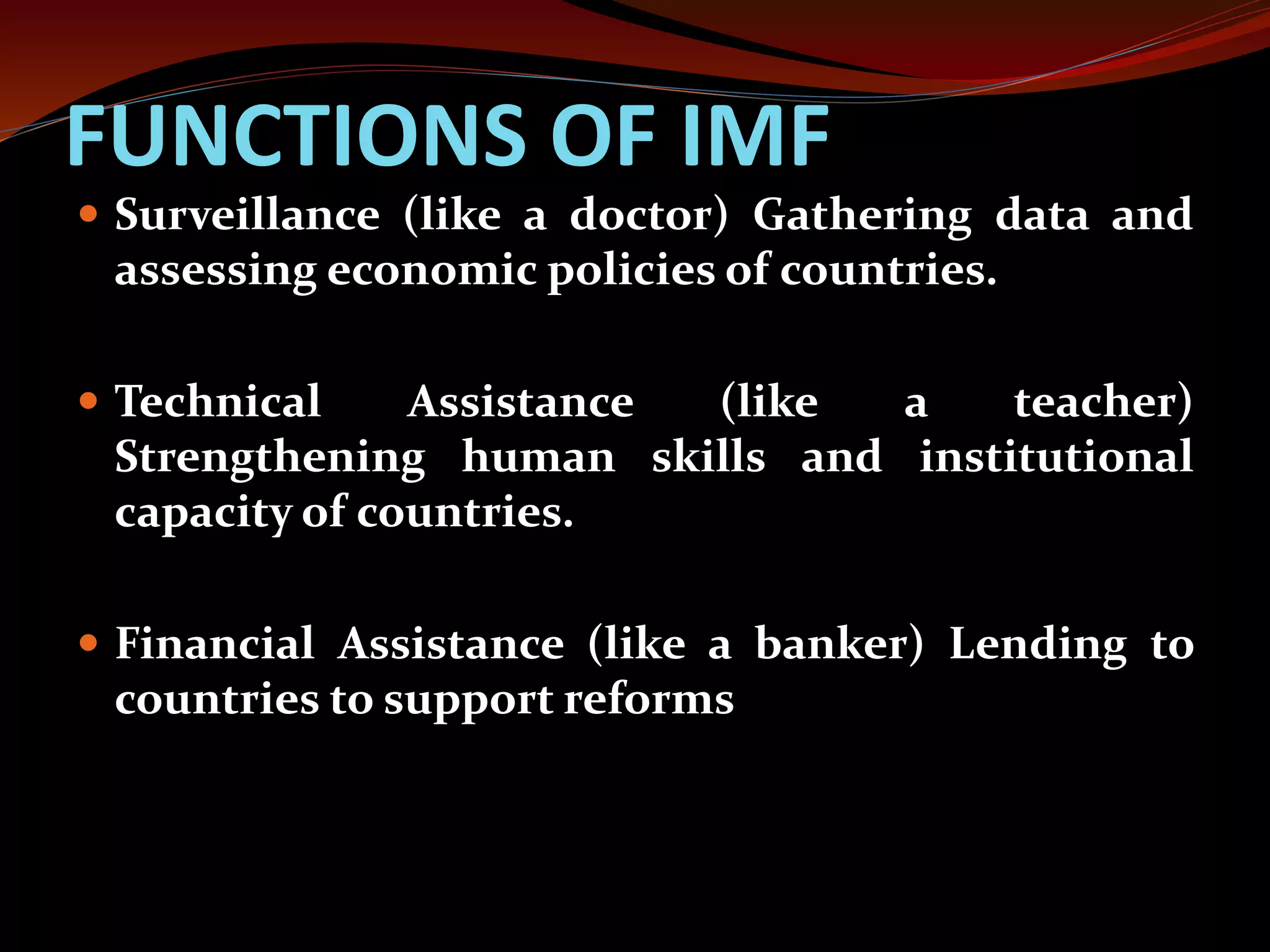 Role and function of imf | PPTX