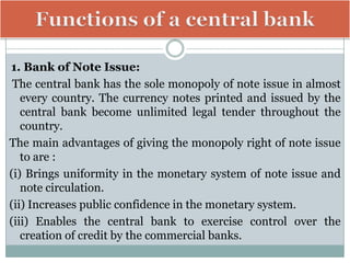 Role and function of nepal rastra bank | PPTX