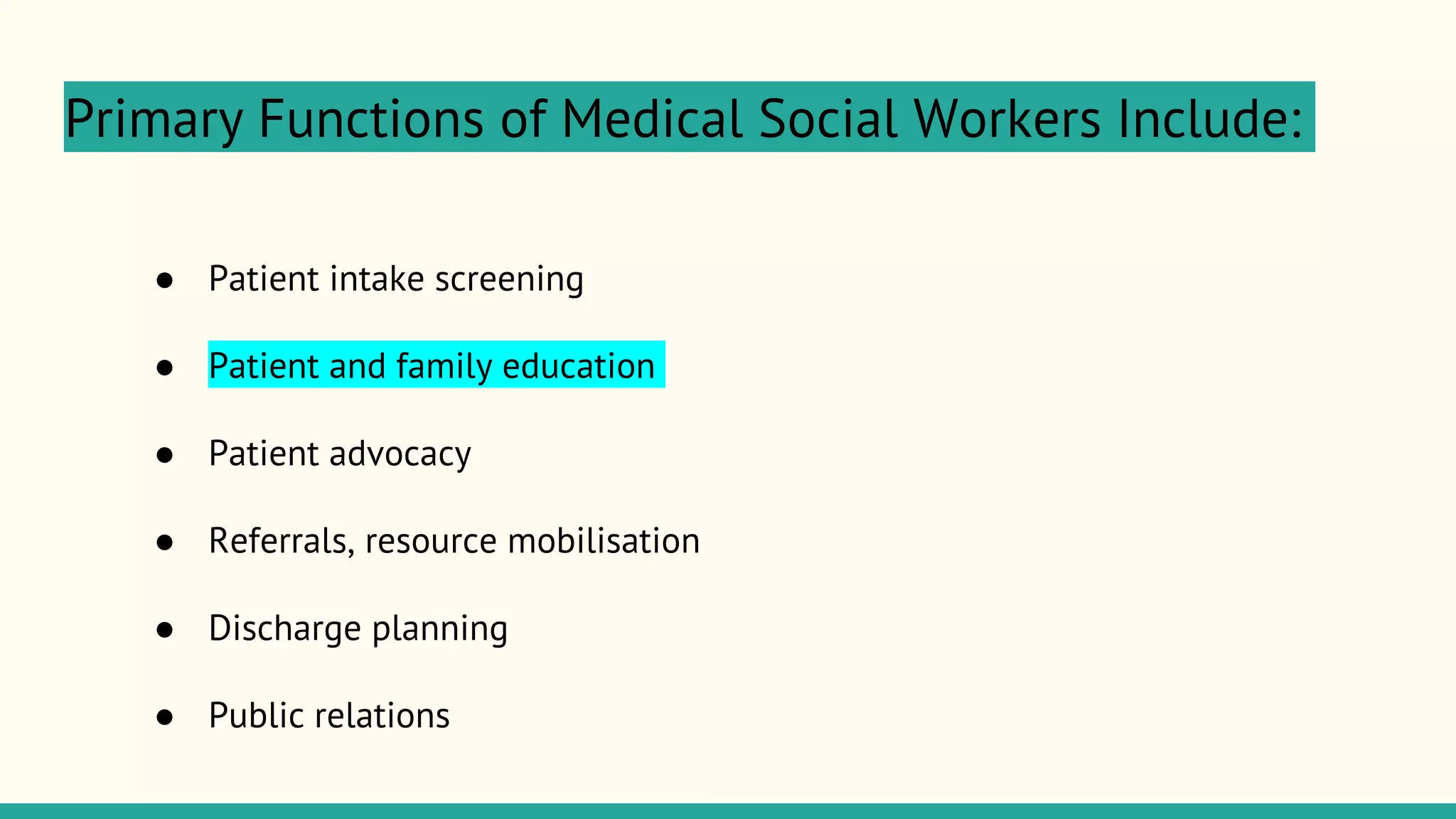 Patient and Family Education | PPTX