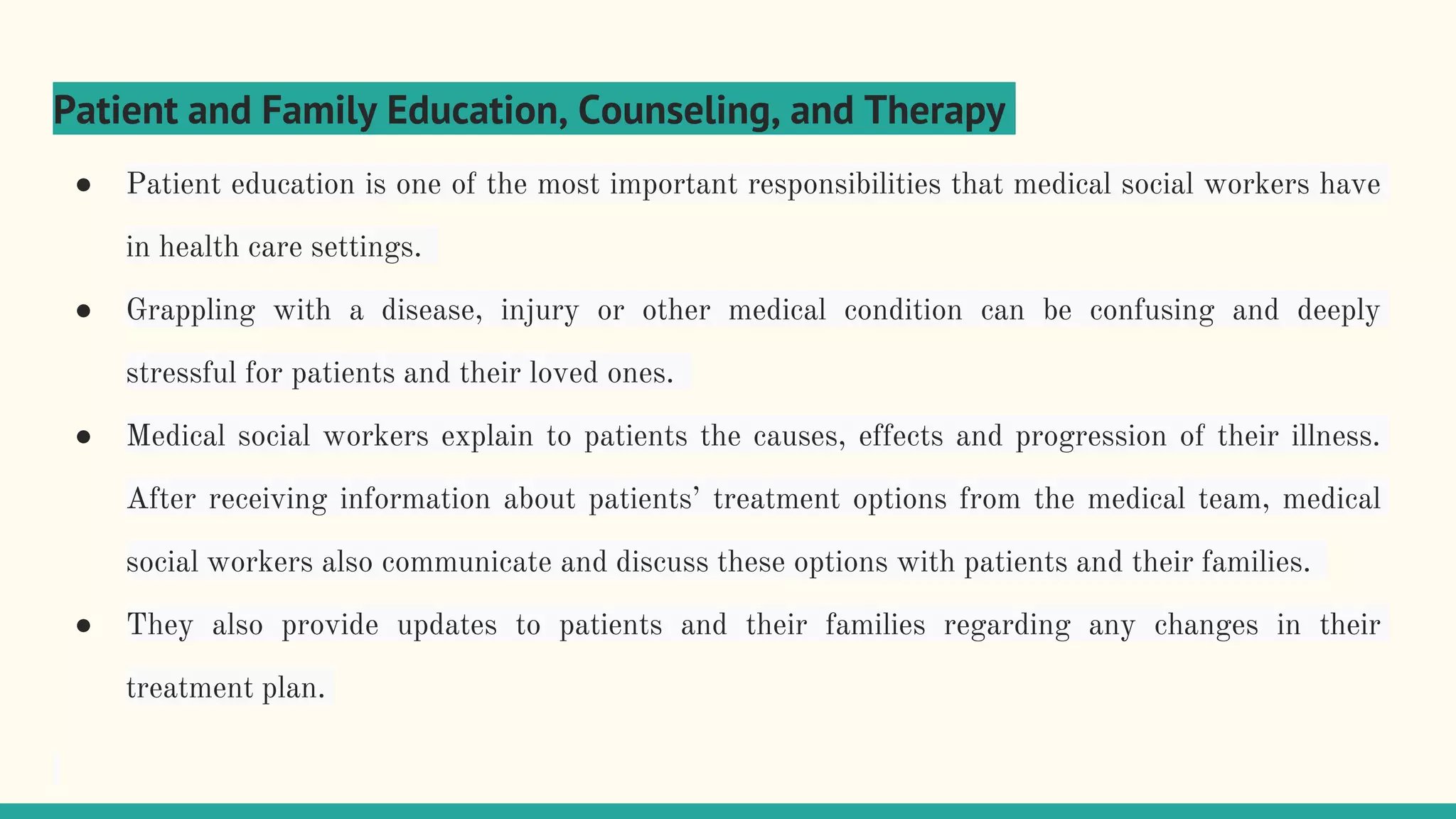 Patient and Family Education | PPTX