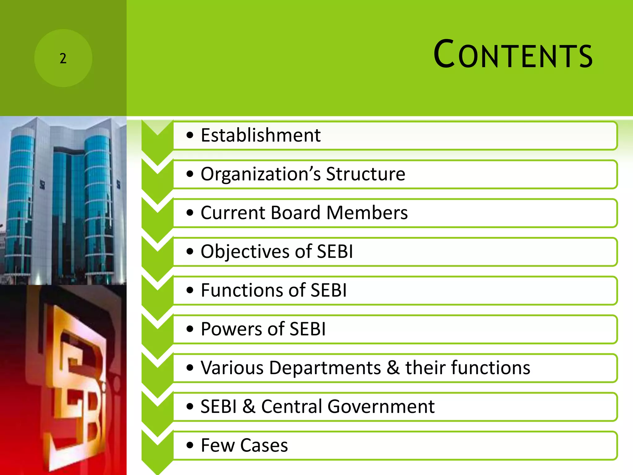 Role and functions of sebi | PPTX