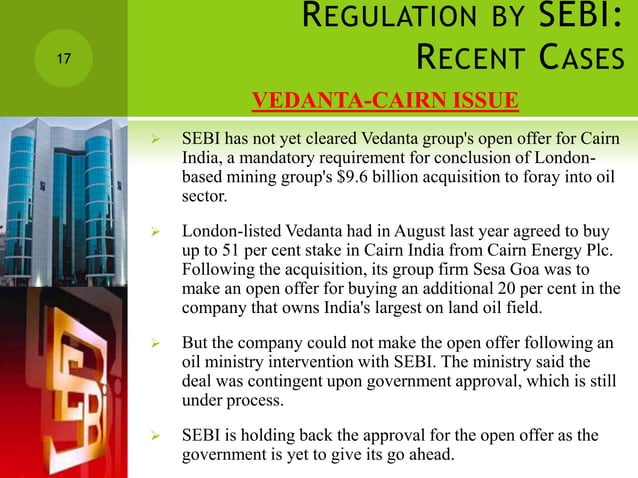 Role and functions of sebi | PPTX