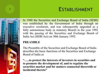 Role and functions of sebi | PPTX