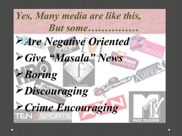 Role and Impact of Media on Socity | PPTX