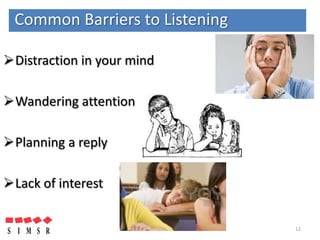 Role and importance of listening | PPTX