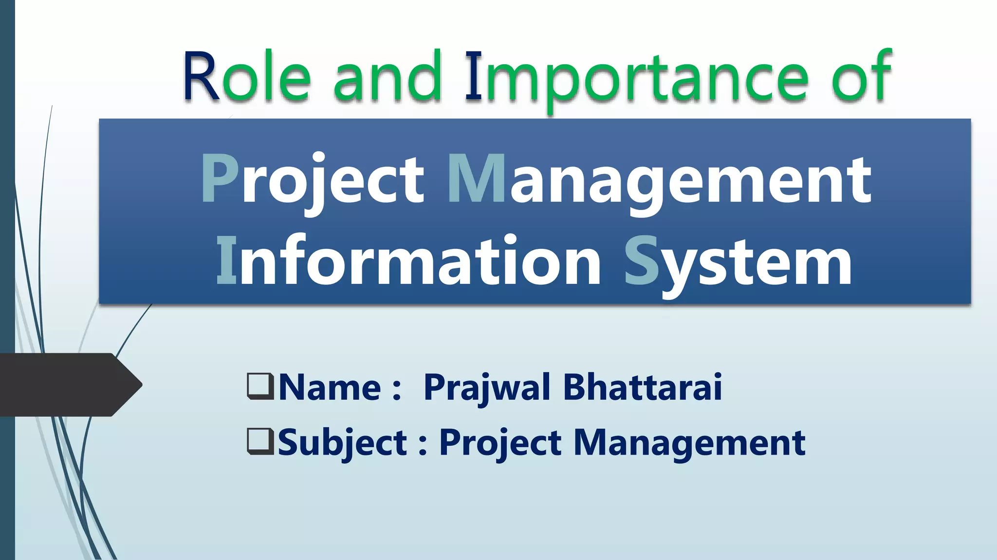 Prajwal Bhattarai - Role and Importance of Project Management ...