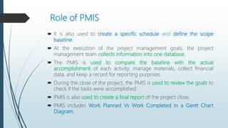 Prajwal Bhattarai - Role and Importance of Project Management Information system(pmis | PPTX