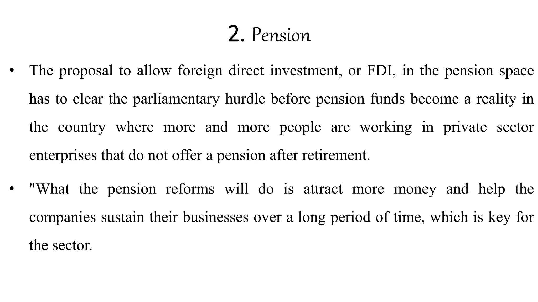 Role and purpose of FDI | PPTX